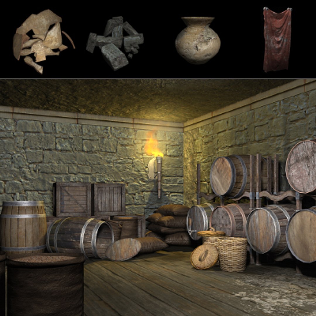 3ds Medieval Pack Dungeon