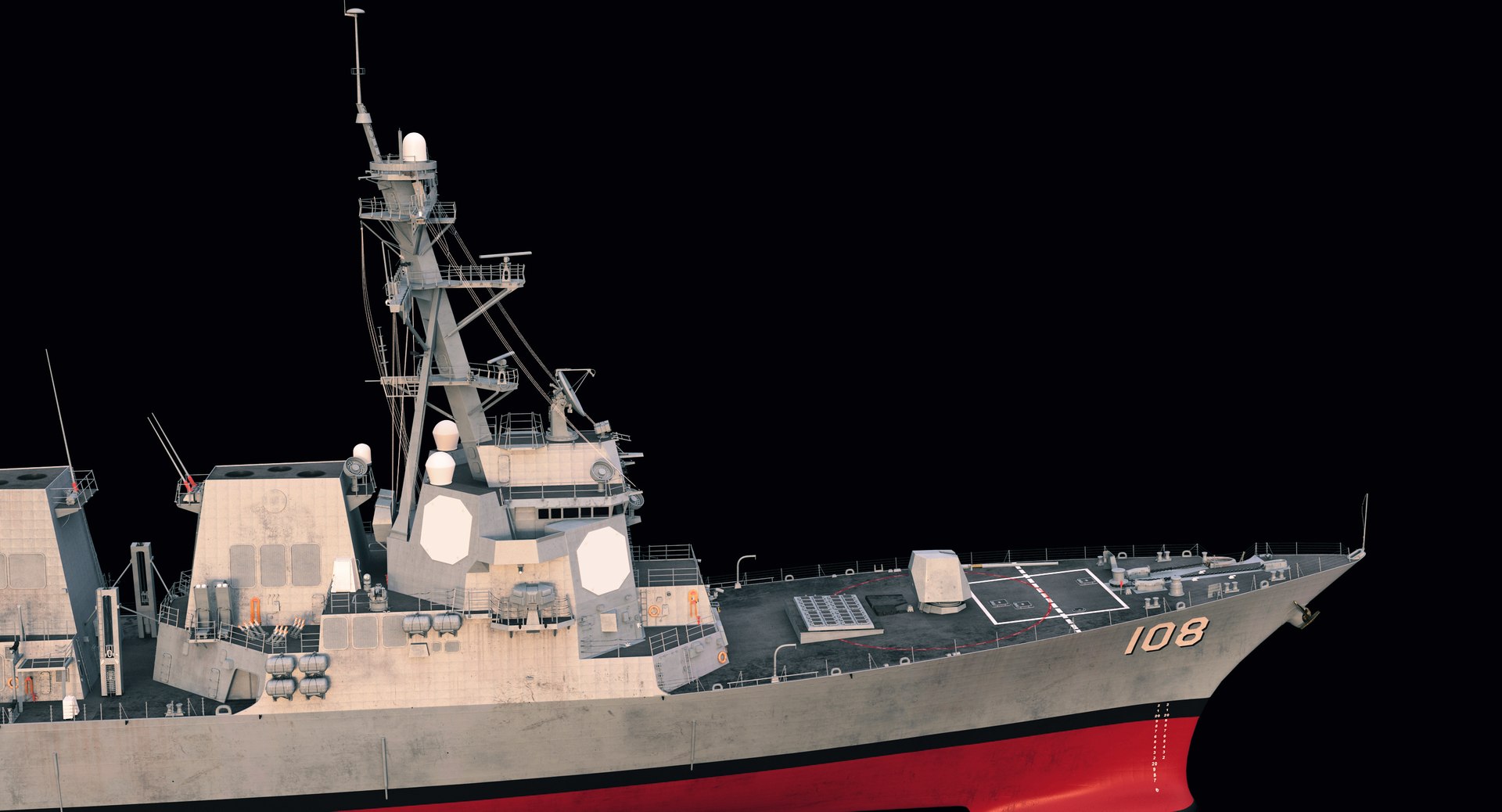 3d max uss ddg 108