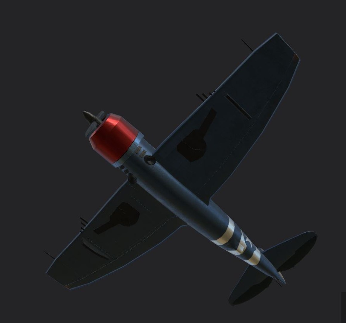 3D military aircraft p47 thunderbolt model - TurboSquid 1509649