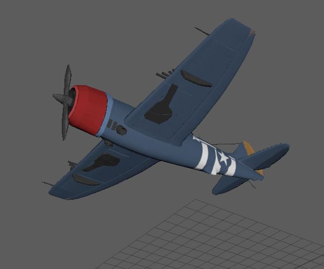 3D military aircraft p47 thunderbolt model - TurboSquid 1509649