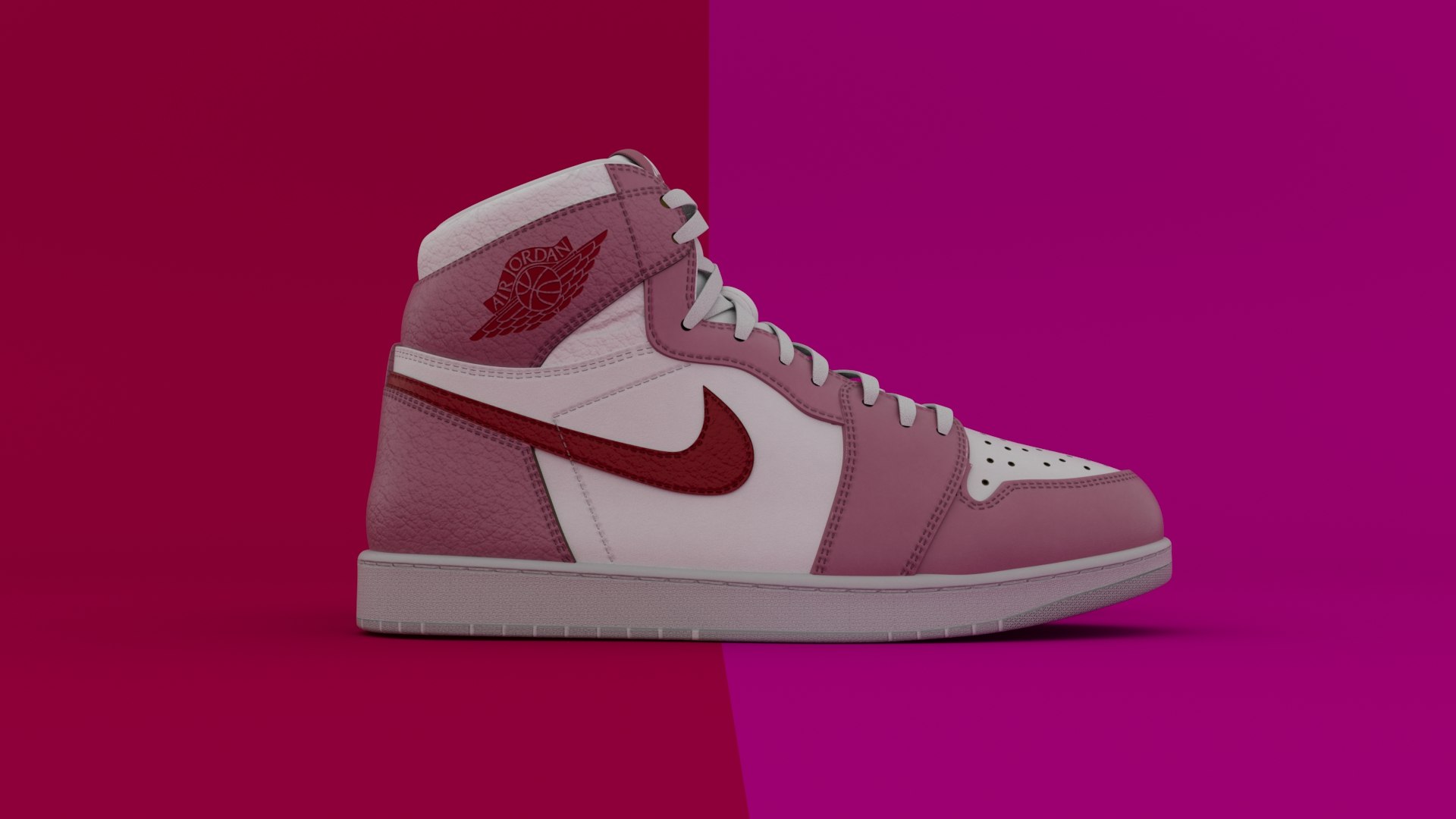 Combo AirJordan 1 Retro HighOG 3D Model - TurboSquid 2013805