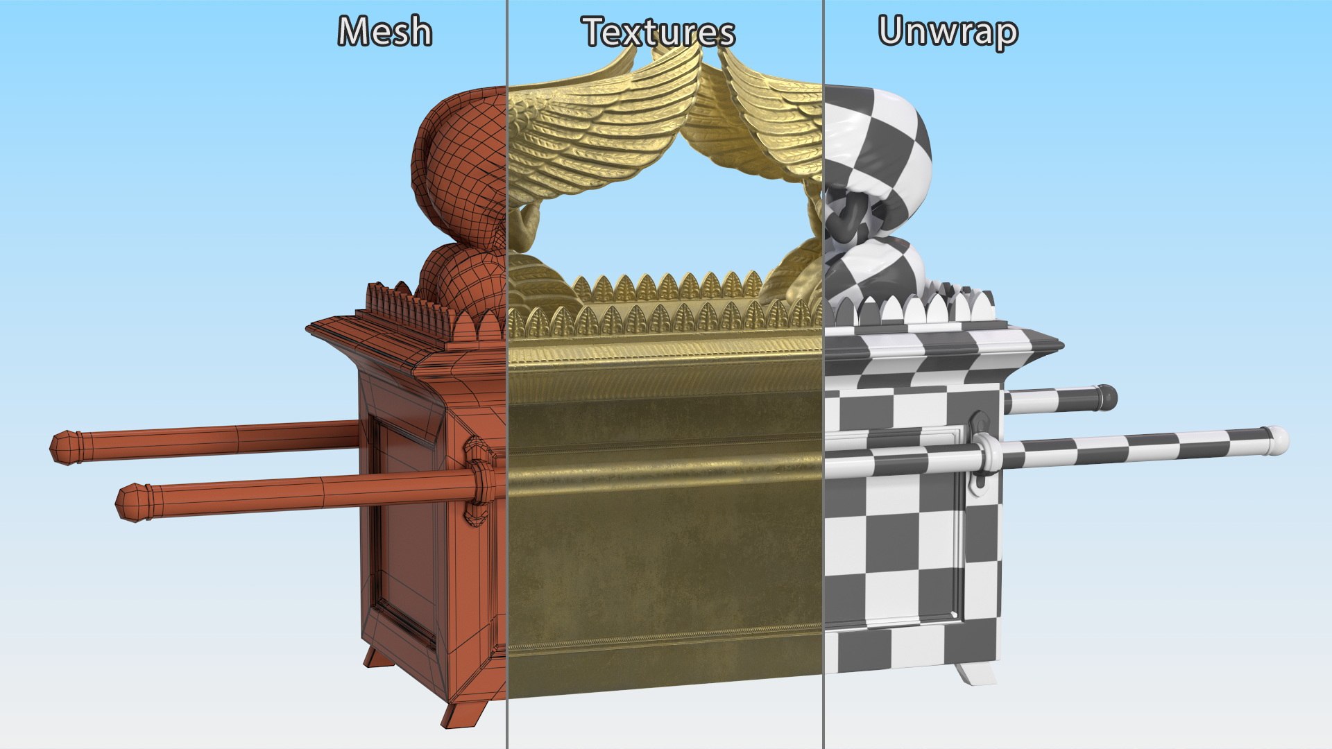 3D Arc Of The Covenant Bible Artifact Model - TurboSquid 2282728