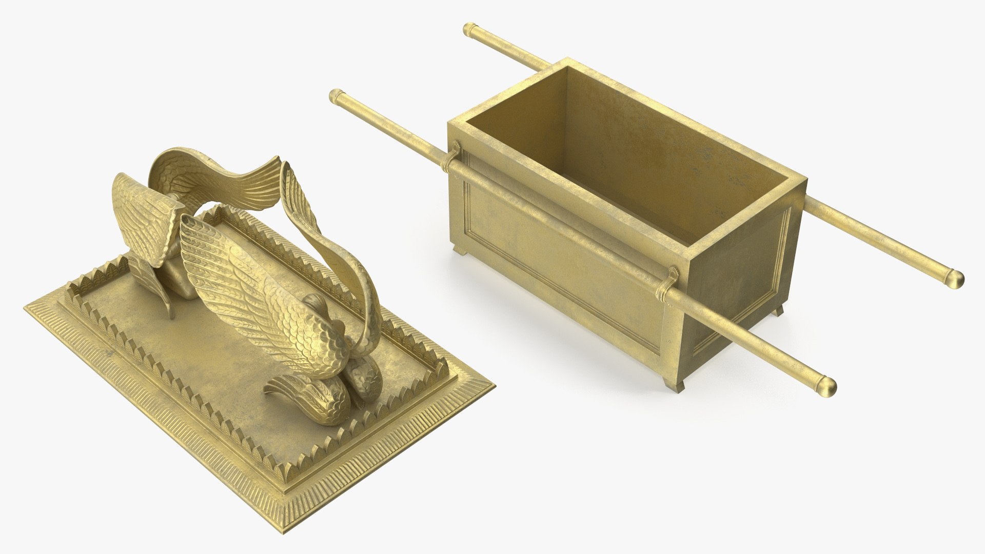 3D Arc Of The Covenant Bible Artifact Model - TurboSquid 2282728