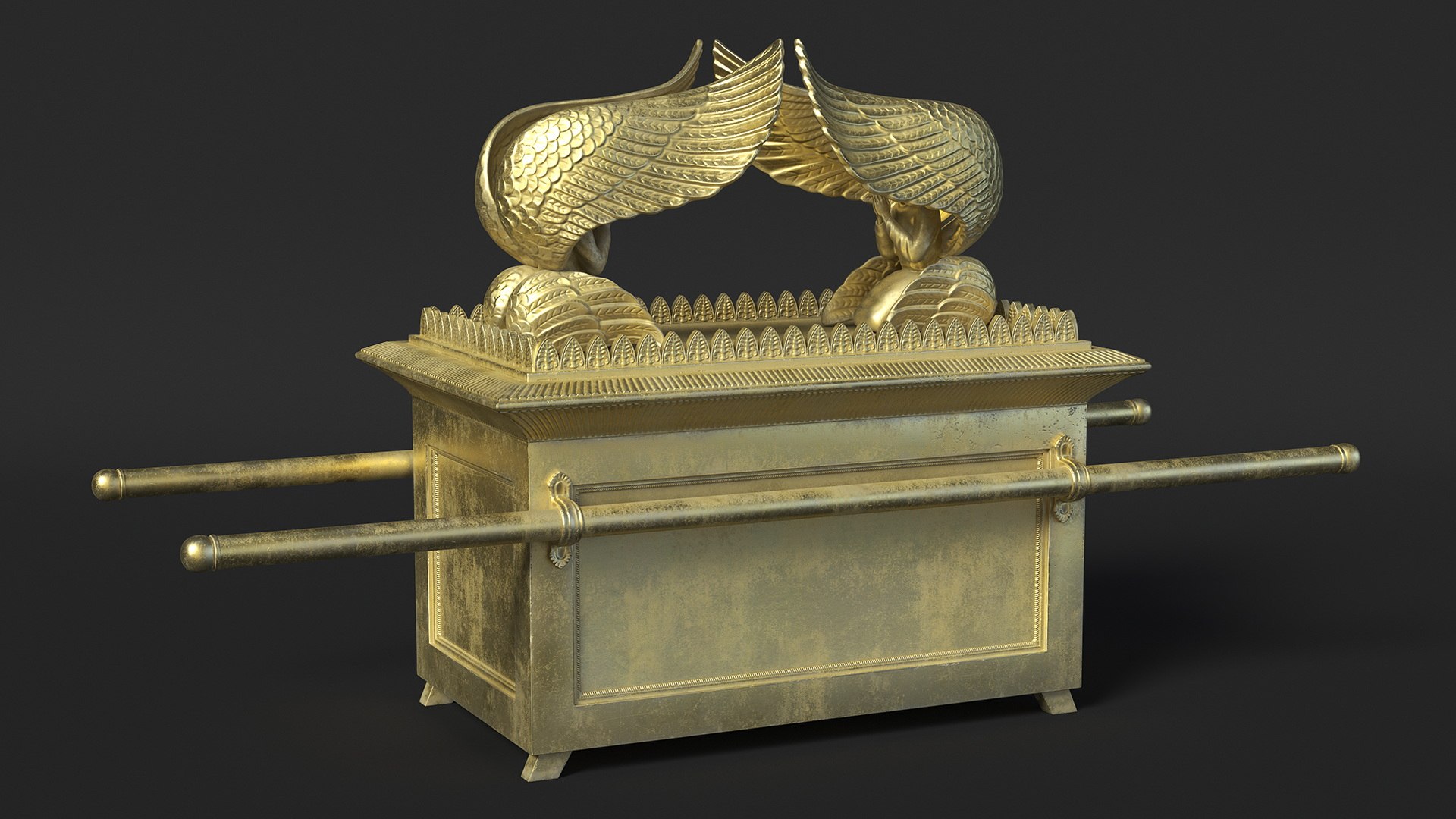 3D Arc Of The Covenant Bible Artifact Model - TurboSquid 2282728