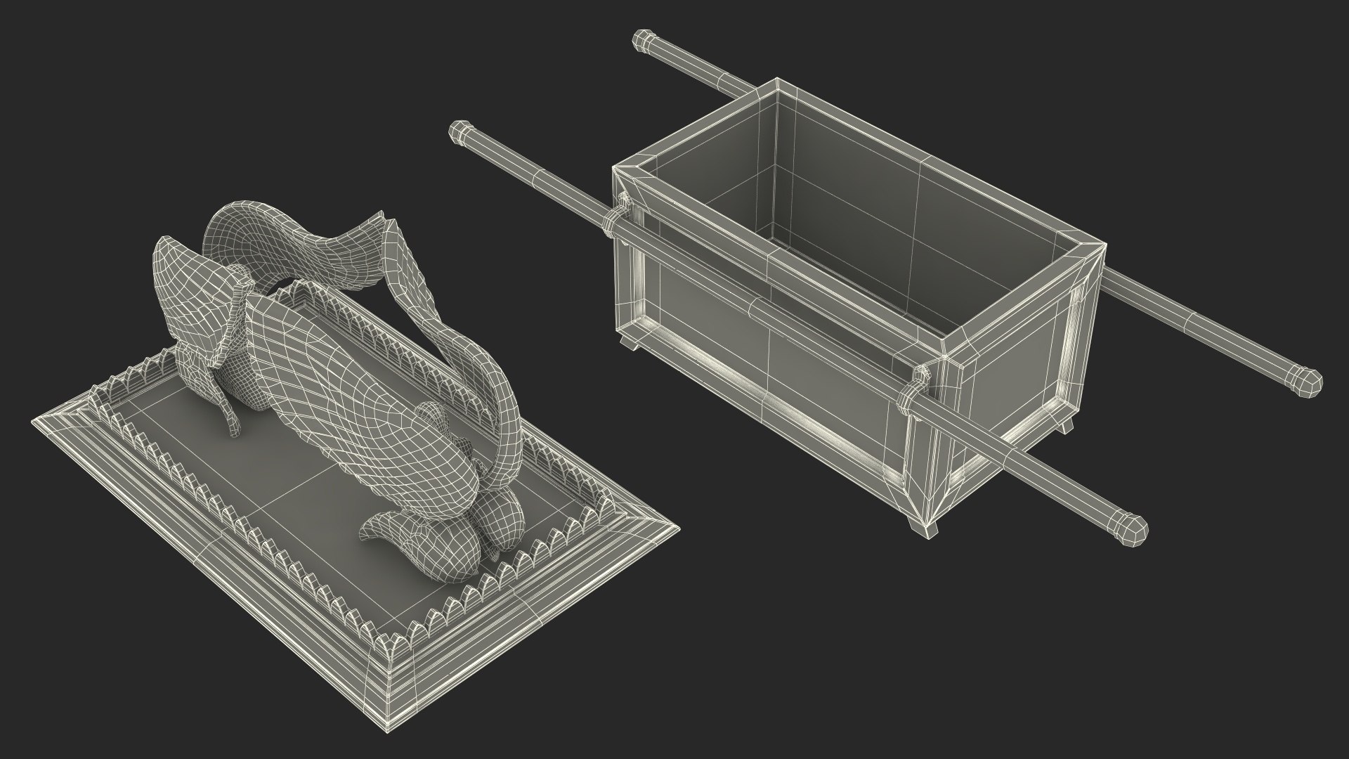 3D Arc Of The Covenant Bible Artifact Model - TurboSquid 2282728