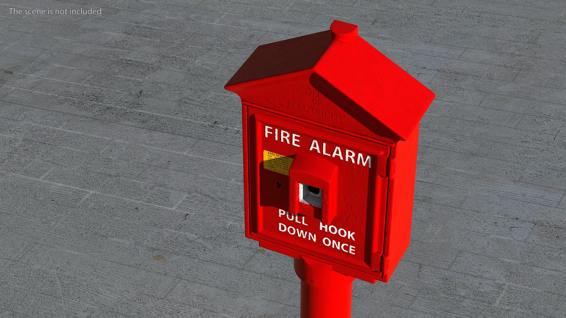 Vintage Fire Alarm Box 3D Model - TurboSquid 2077078