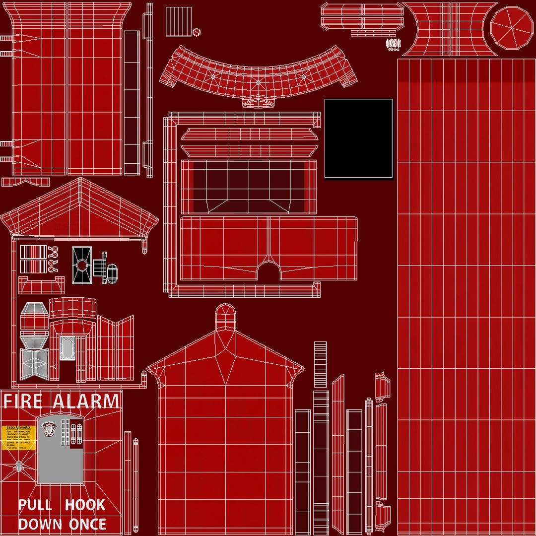 Vintage Fire Alarm Box 3D Model - TurboSquid 2077078