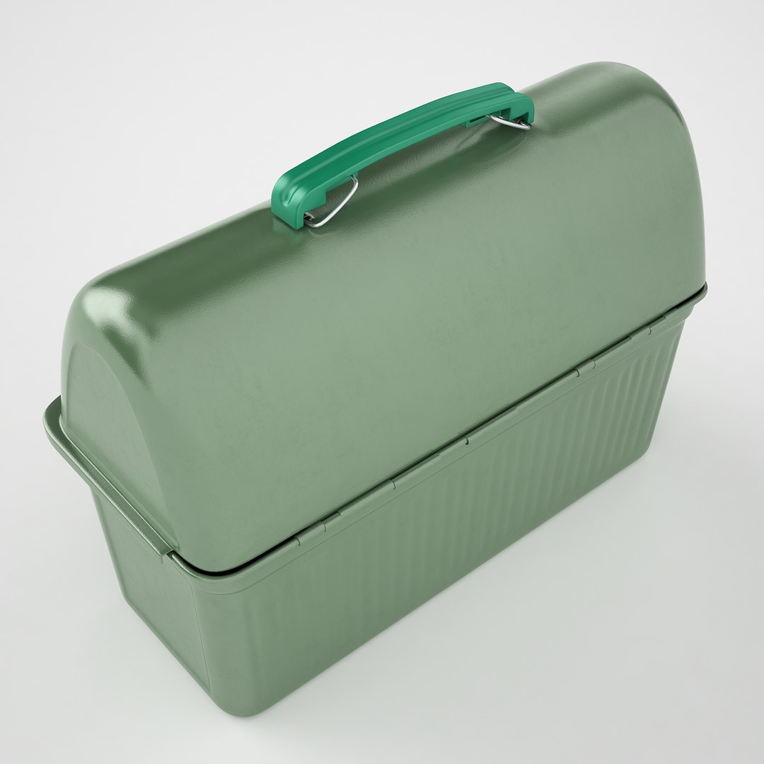 3d Model Of Classic Lunch Box