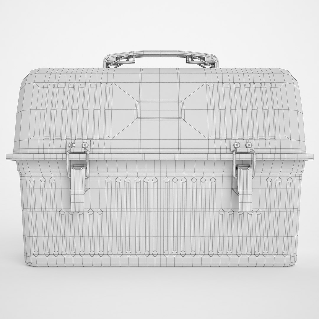 3d Model Of Classic Lunch Box