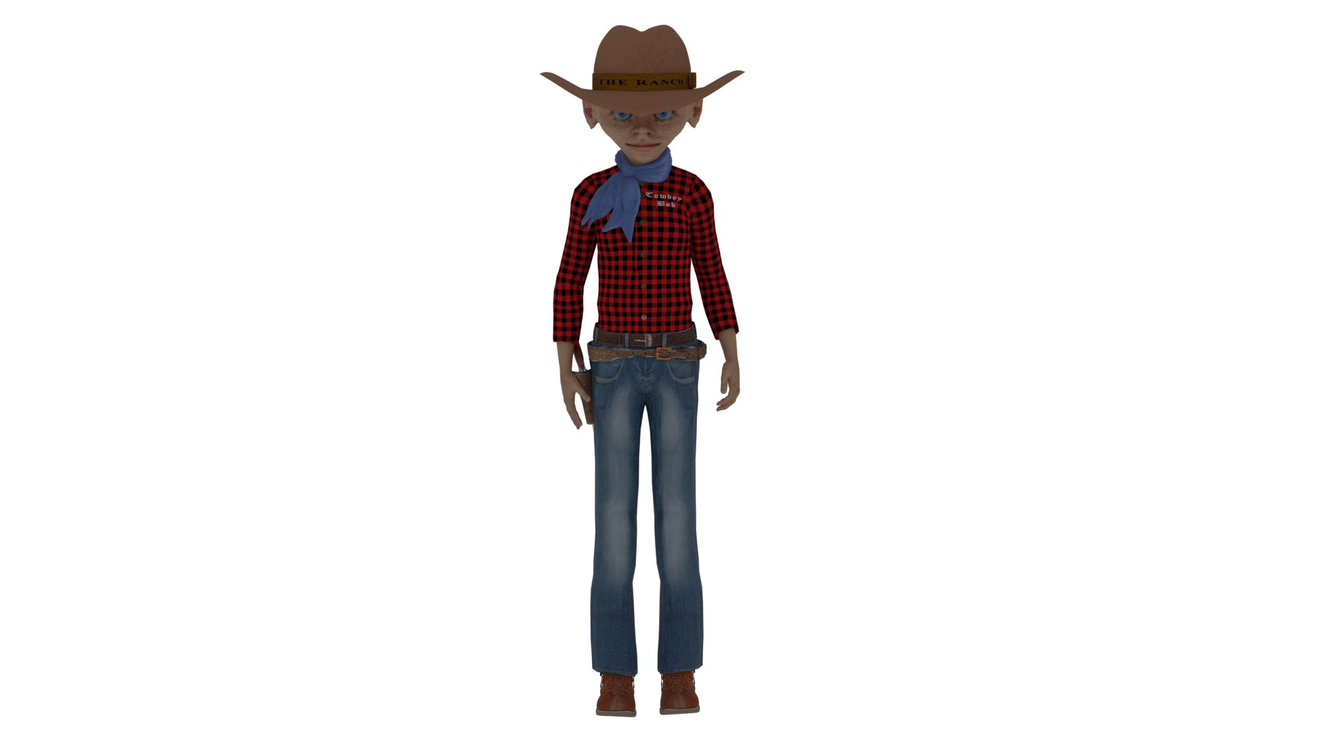 Cowboy Bob 3D - TurboSquid 2221847