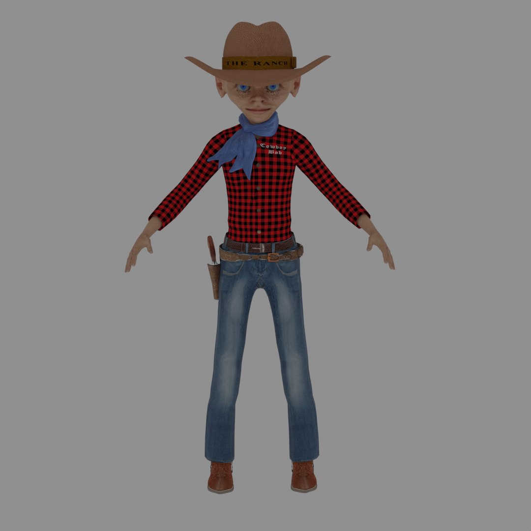Cowboy Bob 3D - TurboSquid 2221847