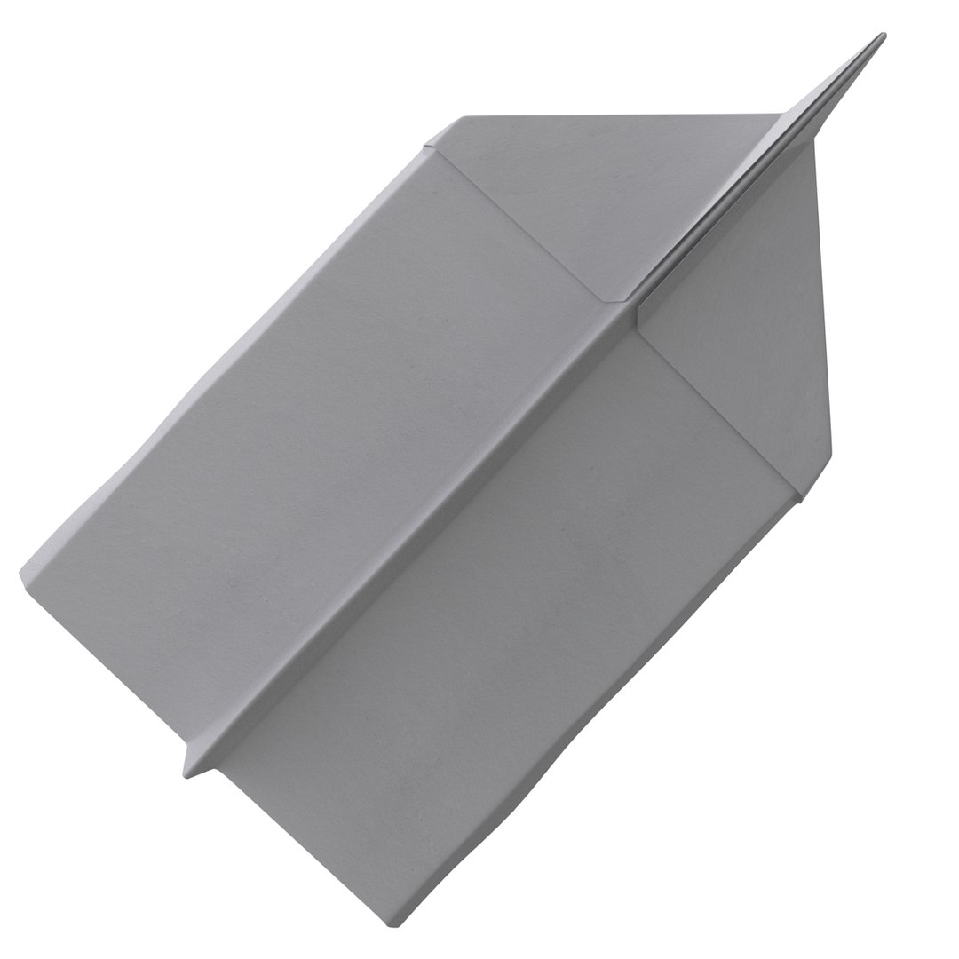 Paper Airplane 2 3d Model