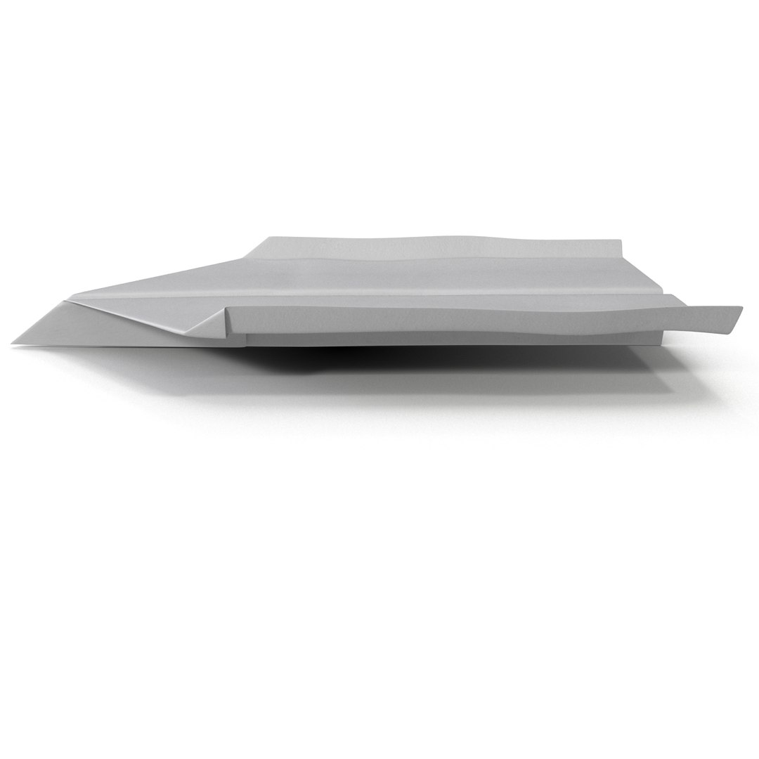 Paper Airplane 2 3d Model