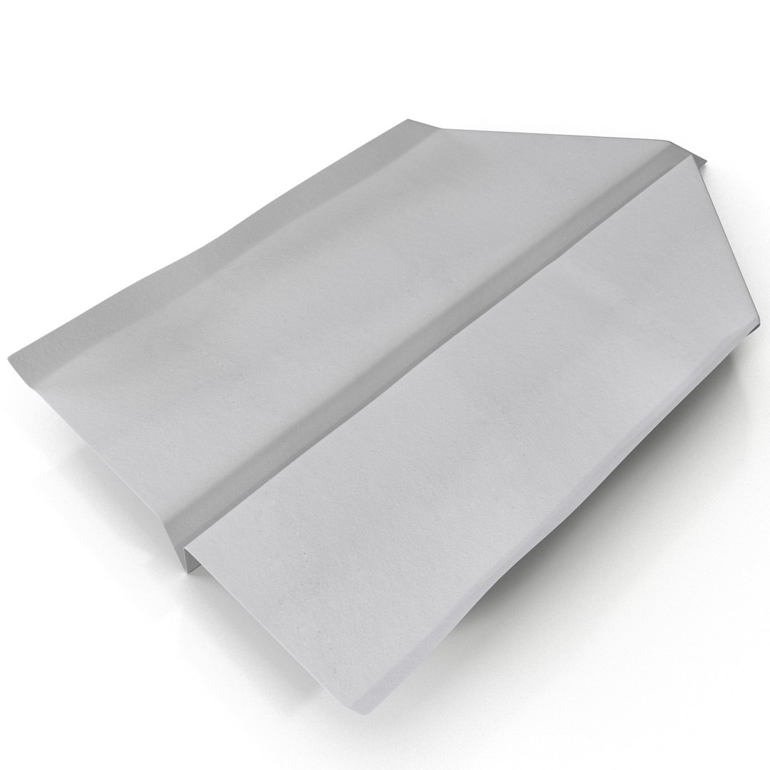 Paper Airplane 2 3d Model