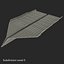 Paper Airplane 2 3d Model