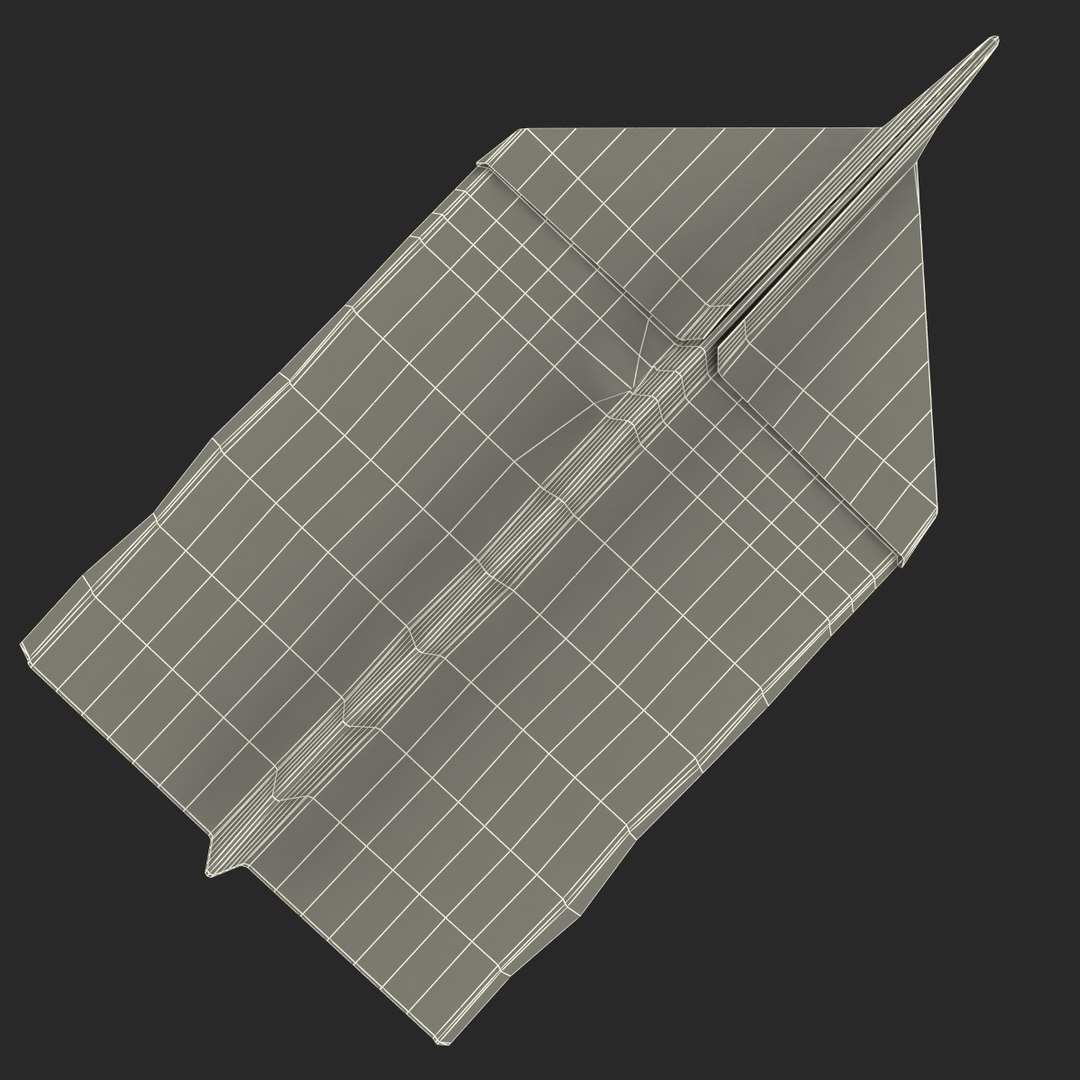 Paper Airplane 2 3d Model