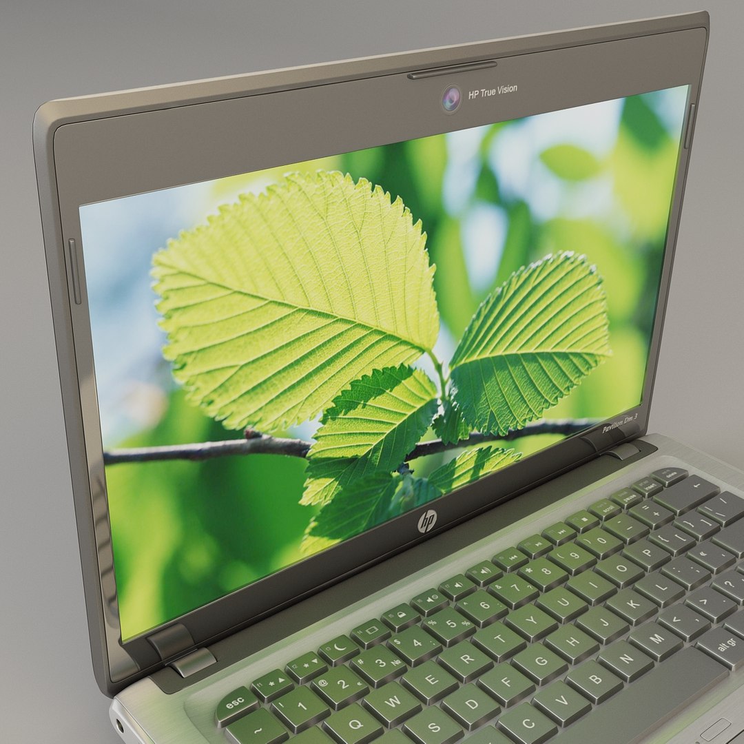 3d Laptop Hp Pavilion Computer Screen Model