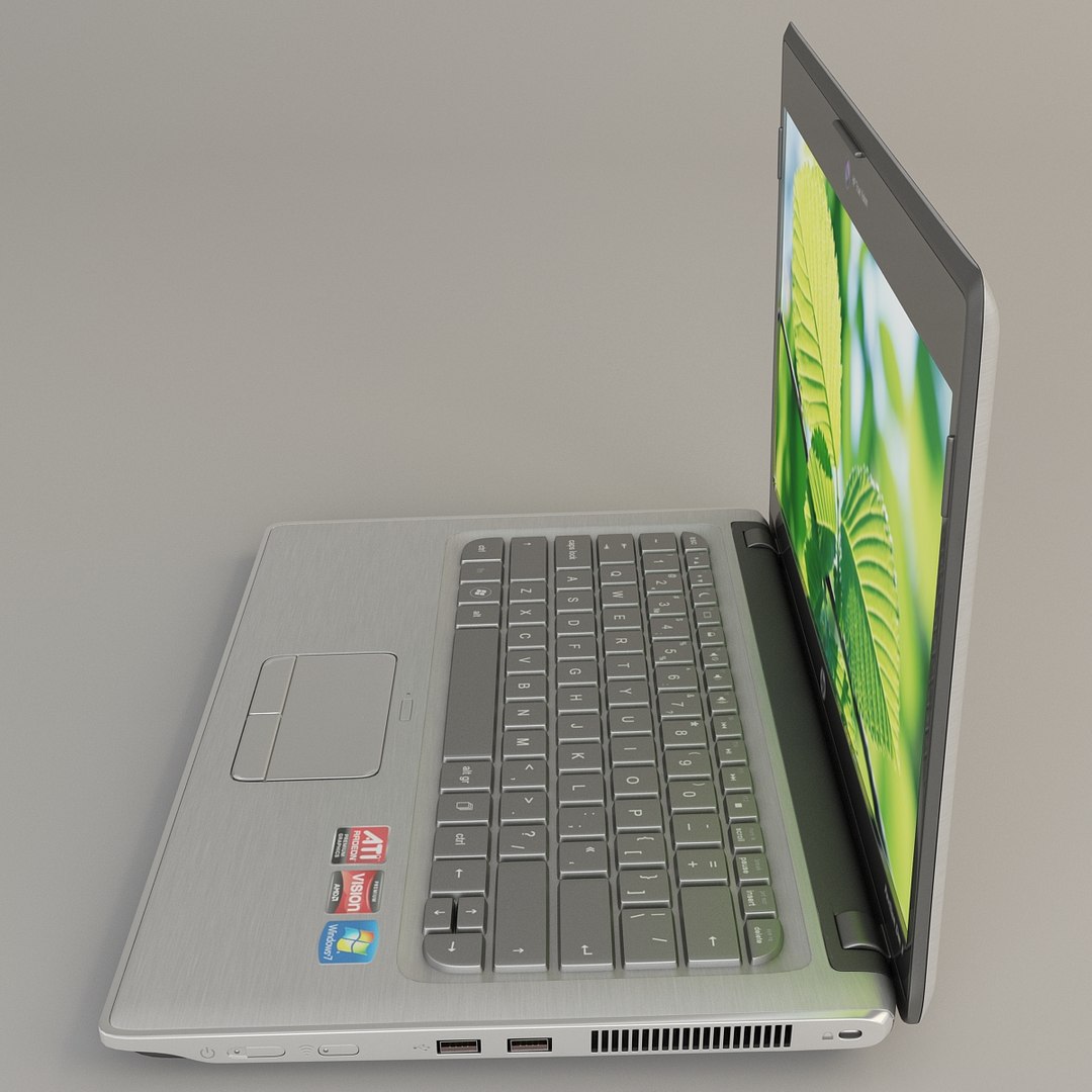 3d Laptop Hp Pavilion Computer Screen Model