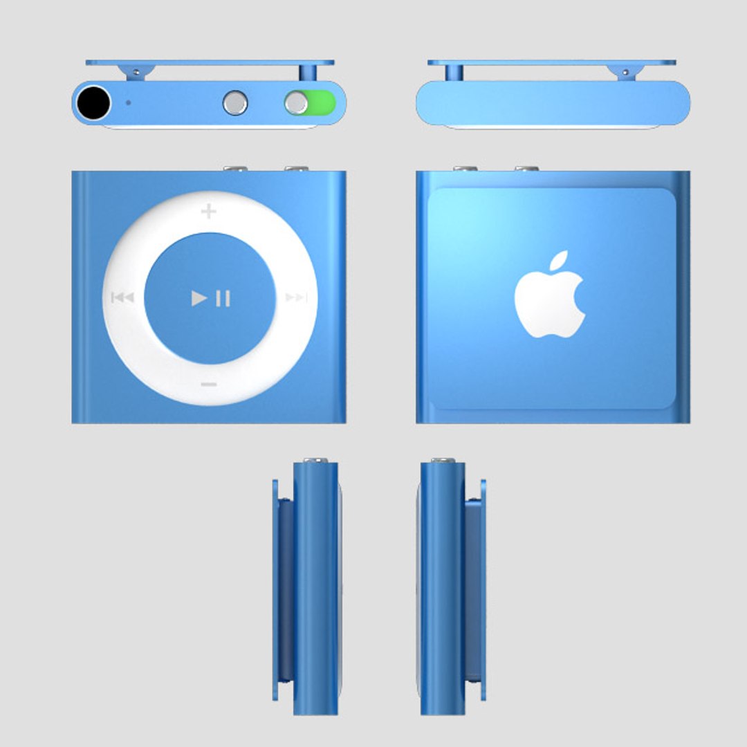 Apple Ipod Shuffle 3d Model