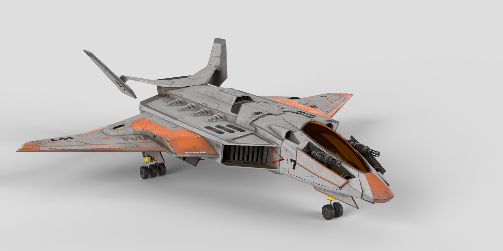 3D Spaceship Fighter Jet Airplane Sci-Fi Set - TurboSquid 2254362