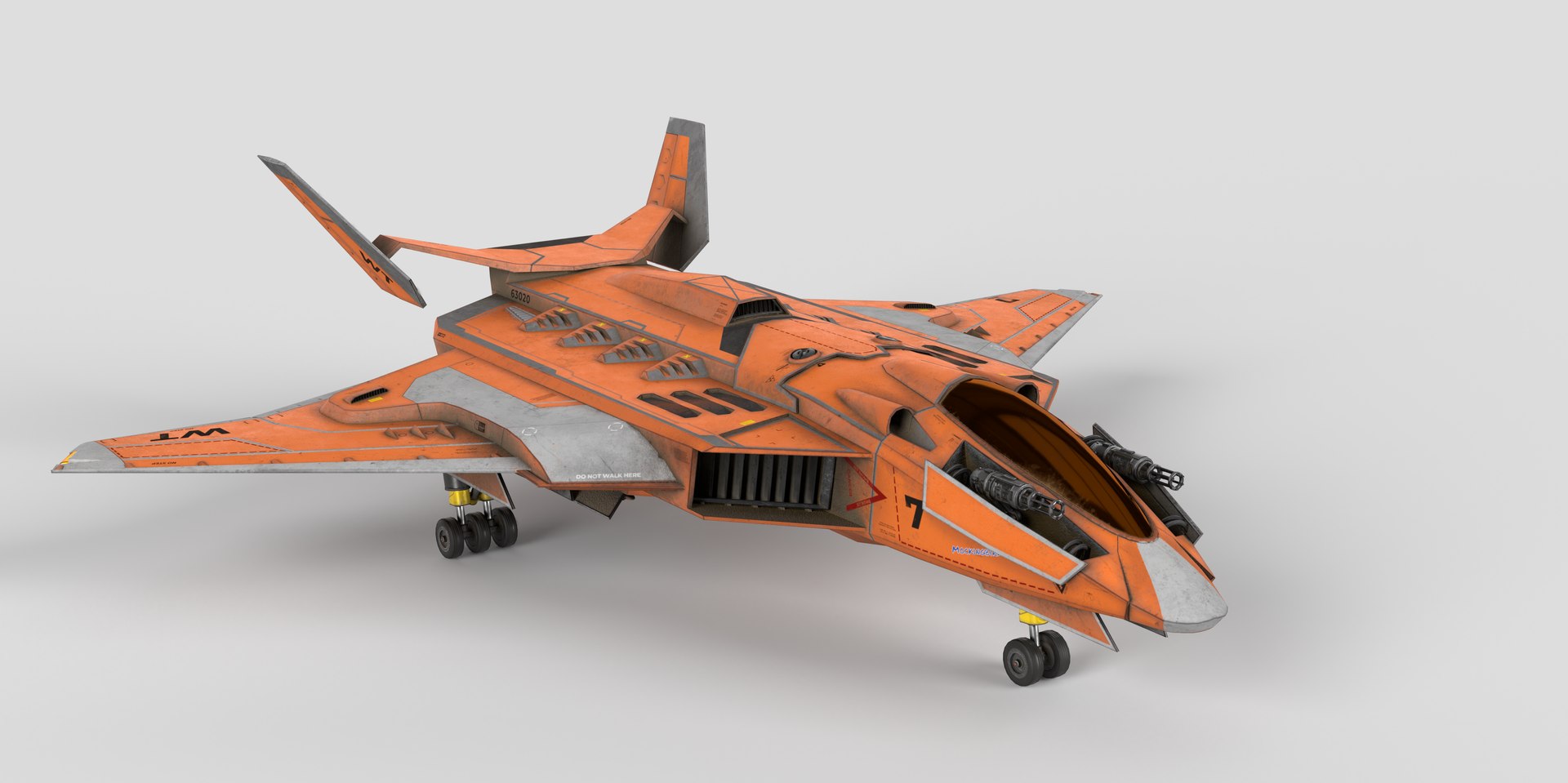 3D Spaceship Fighter Jet Airplane Sci-Fi Set - TurboSquid 2254362