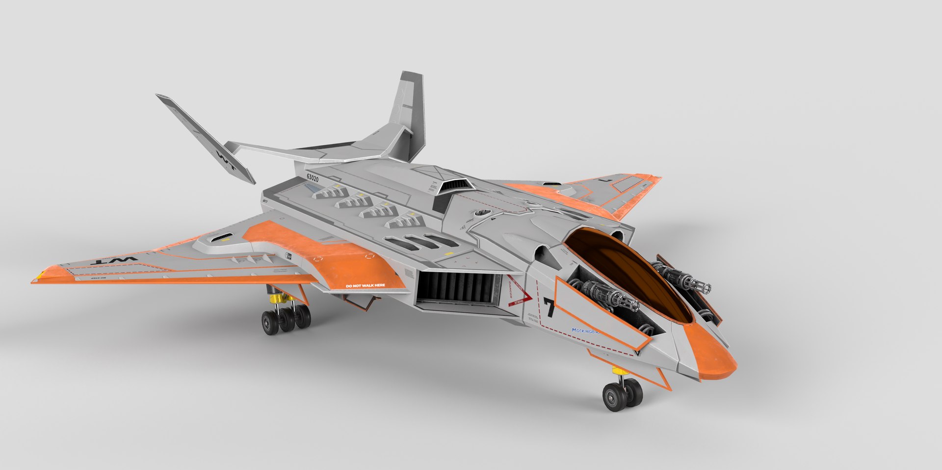 3D Spaceship Fighter Jet Airplane Sci-Fi Set - TurboSquid 2254362