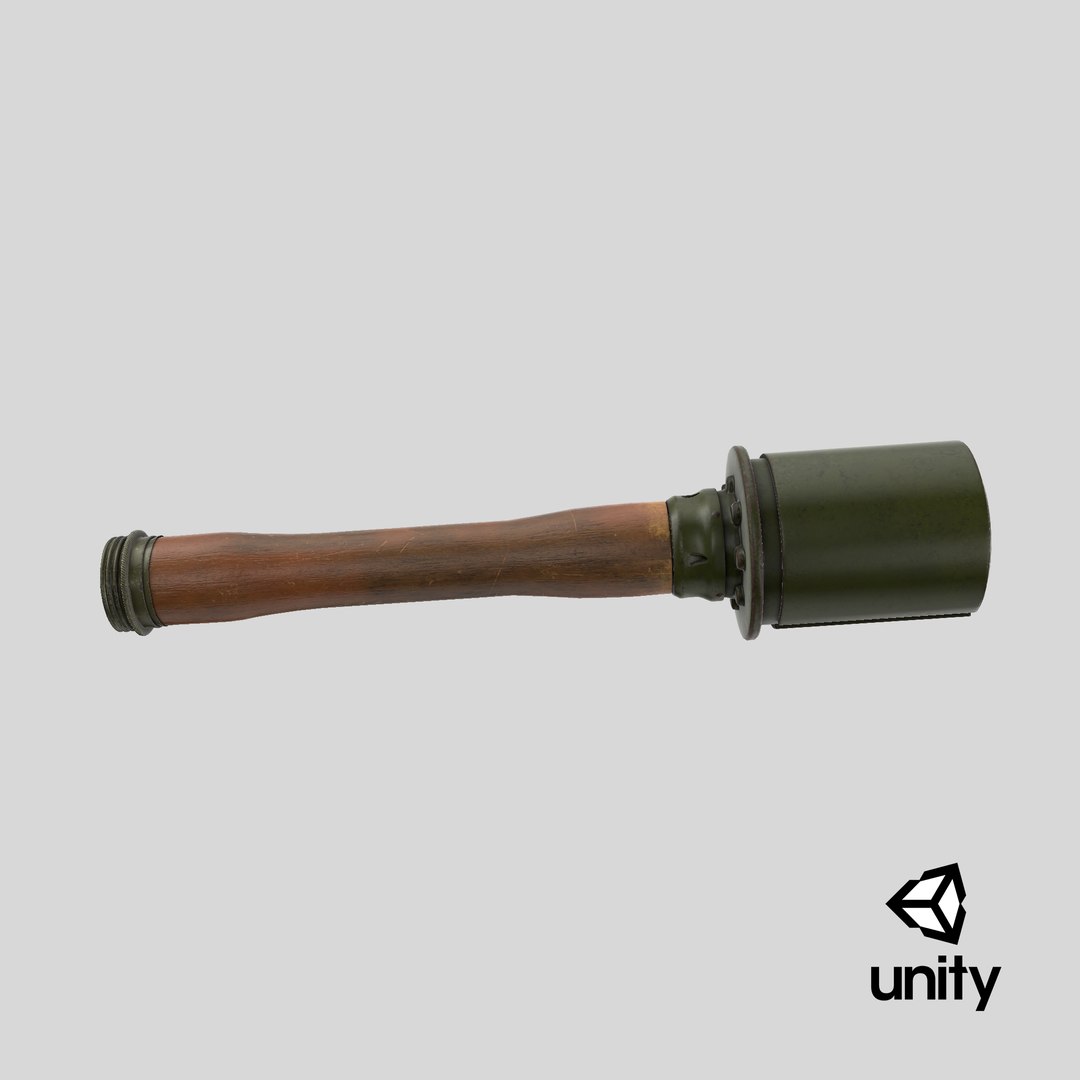 3d Model Of 24 Grenade