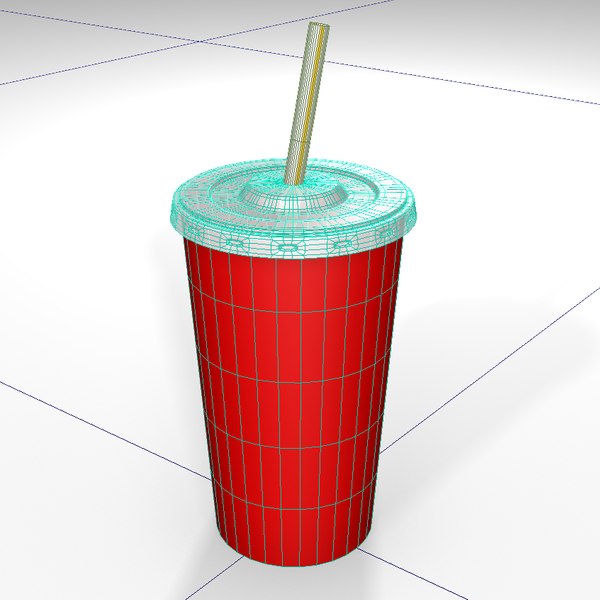 3D soft drink cup plastic model - TurboSquid 1467730
