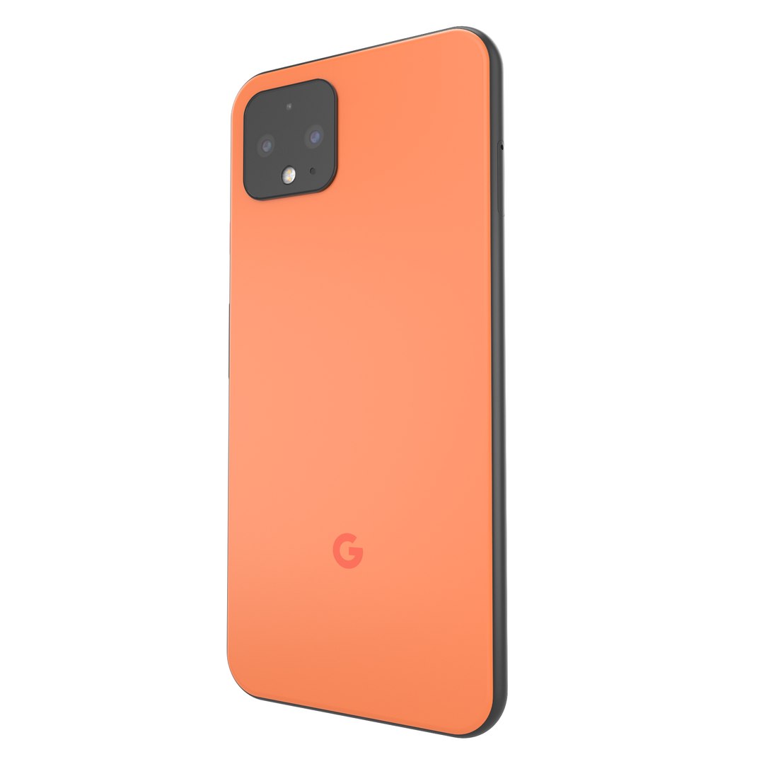 Google pixel 4 colours 3D model - TurboSquid 1468101