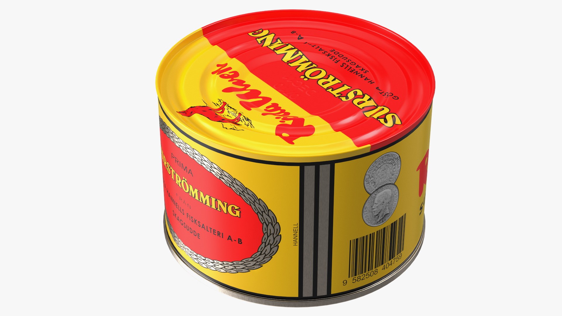 Cans of Surstromming with Can Opener Collection 3D model - TurboSquid ...