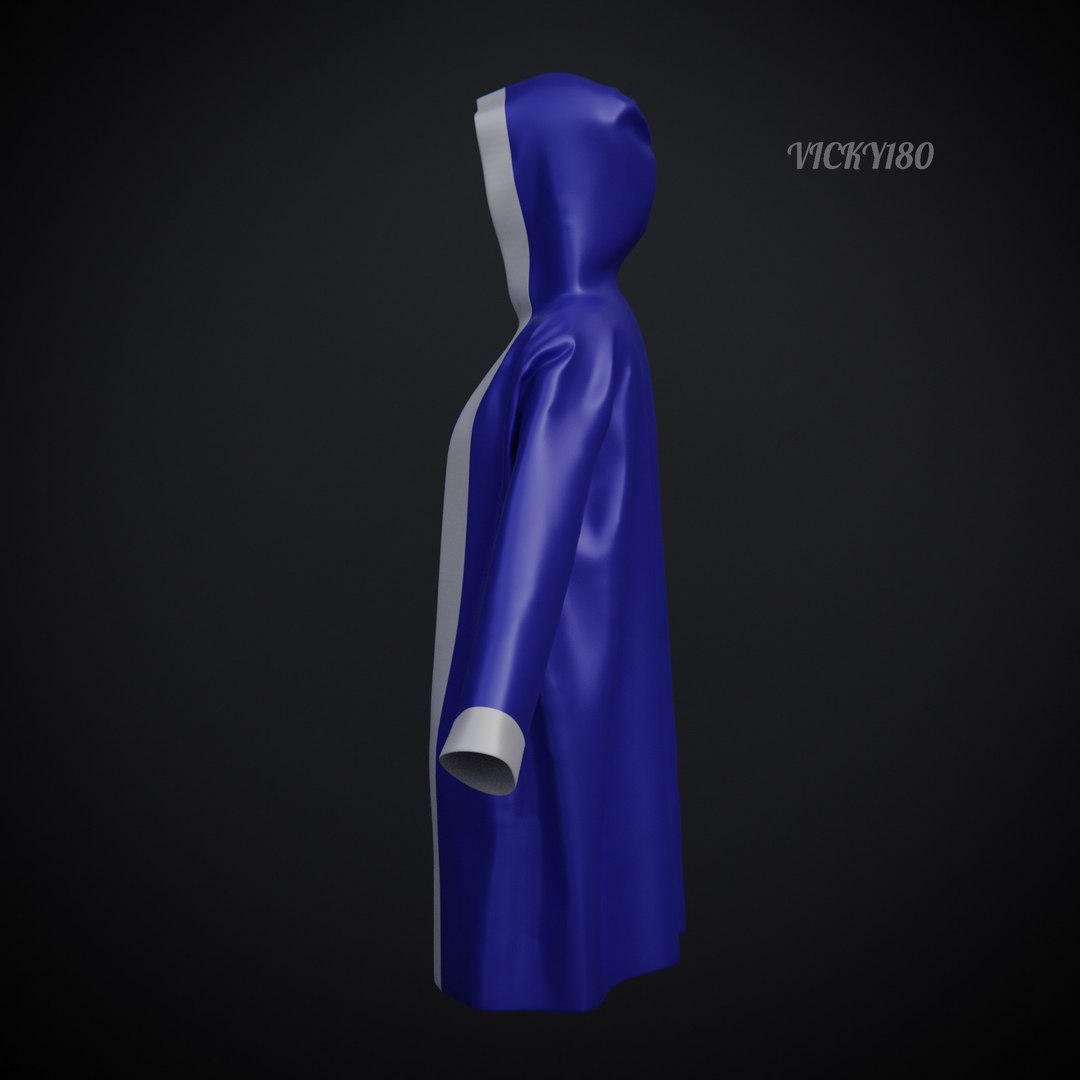 3D Female Boxer Outfit - Shorts Set And Robe - TurboSquid 1998113