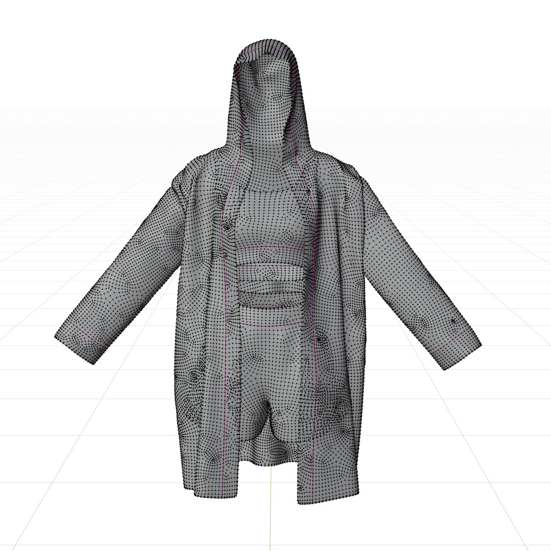 3D Female Boxer Outfit - Shorts Set And Robe - TurboSquid 1998113