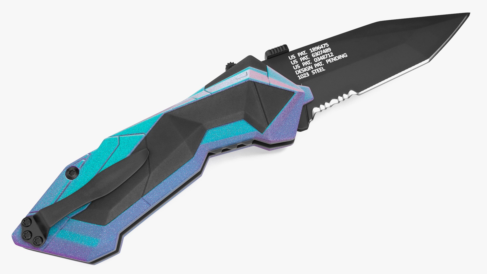 Futuristic Folding Knife Schrade Color 3D - TurboSquid 2177997