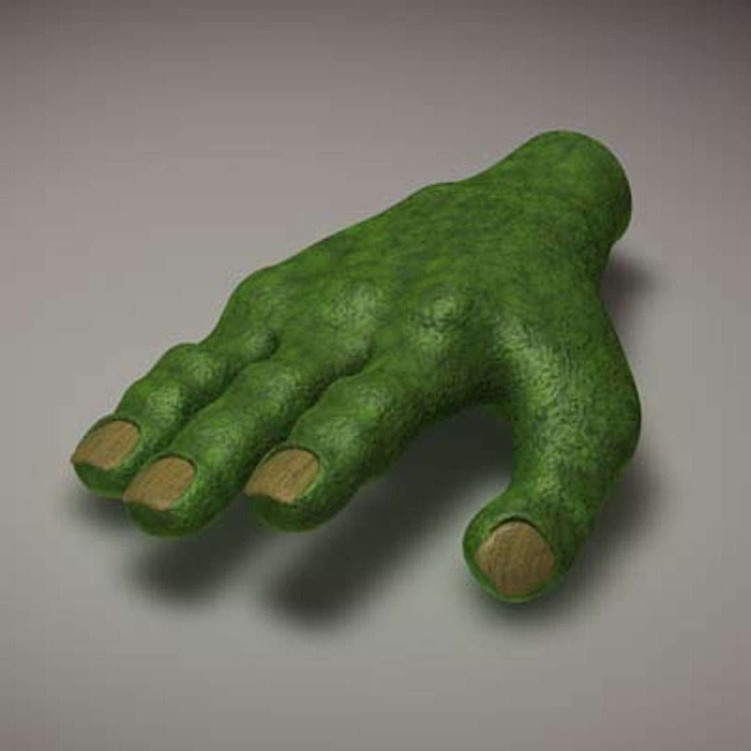 Cartoon Monster Hand C4d