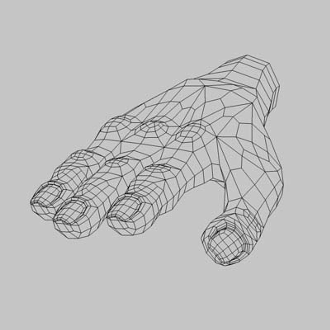 Cartoon Monster Hand C4d