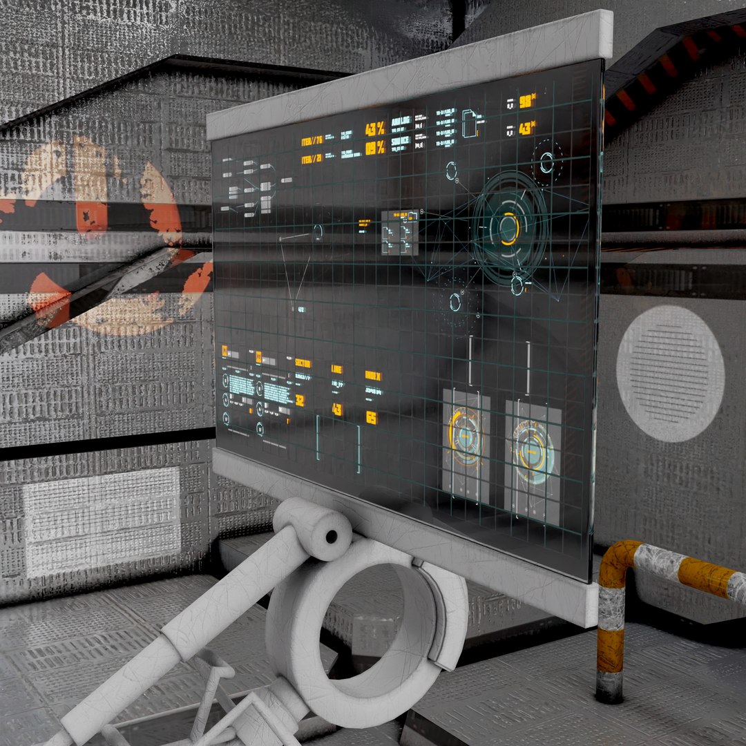 Scifi Computer Model - TurboSquid 1976523