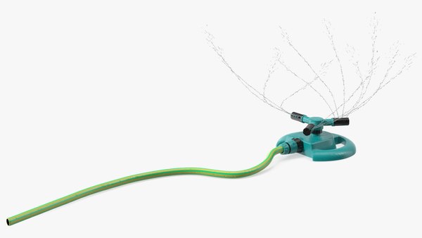 3D Garden Lawn Sprinkler with Trickles Water - TurboSquid 1839217