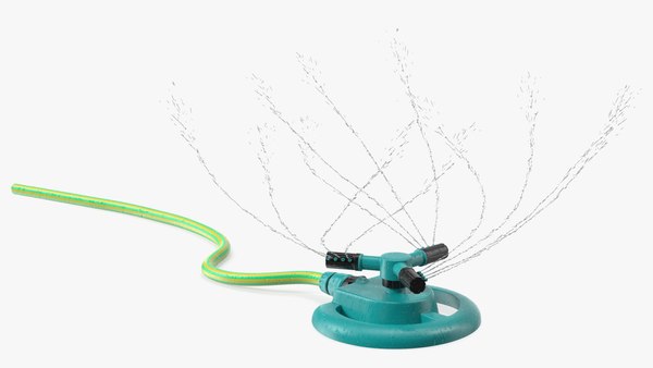 3D Garden Lawn Sprinkler with Trickles Water - TurboSquid 1839217