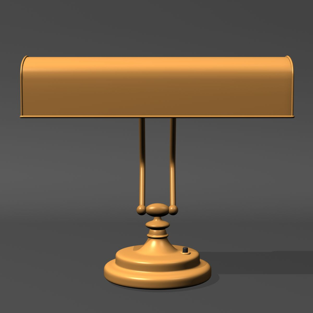 3d Model Desk Lamp