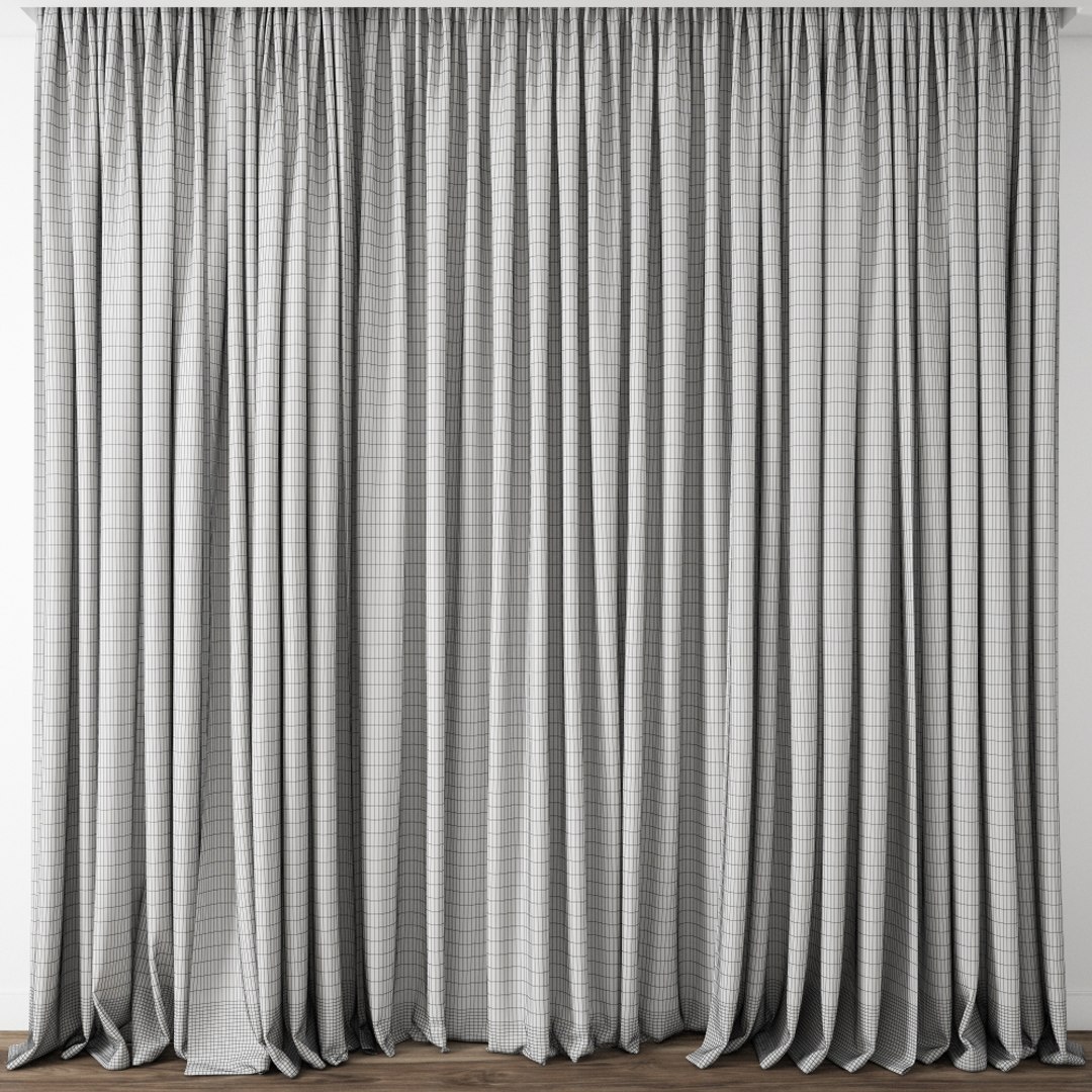 3D Curtain Fabric Drape Model - TurboSquid 1617996