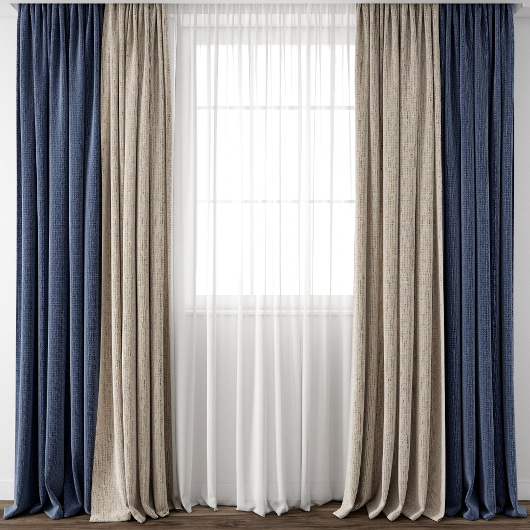3D Curtain Fabric Drape Model - TurboSquid 1617996