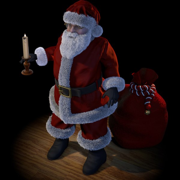 modelo 3d Papá Noel - TurboSquid 1097737
