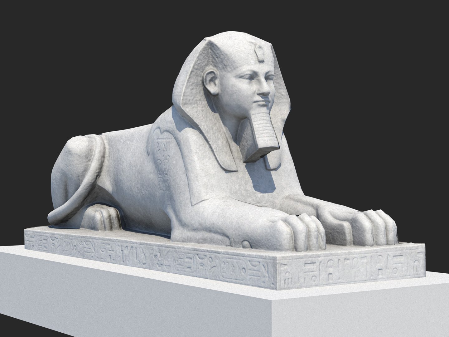 Crystal Palace Sphinx Low-poly model - TurboSquid 1900954