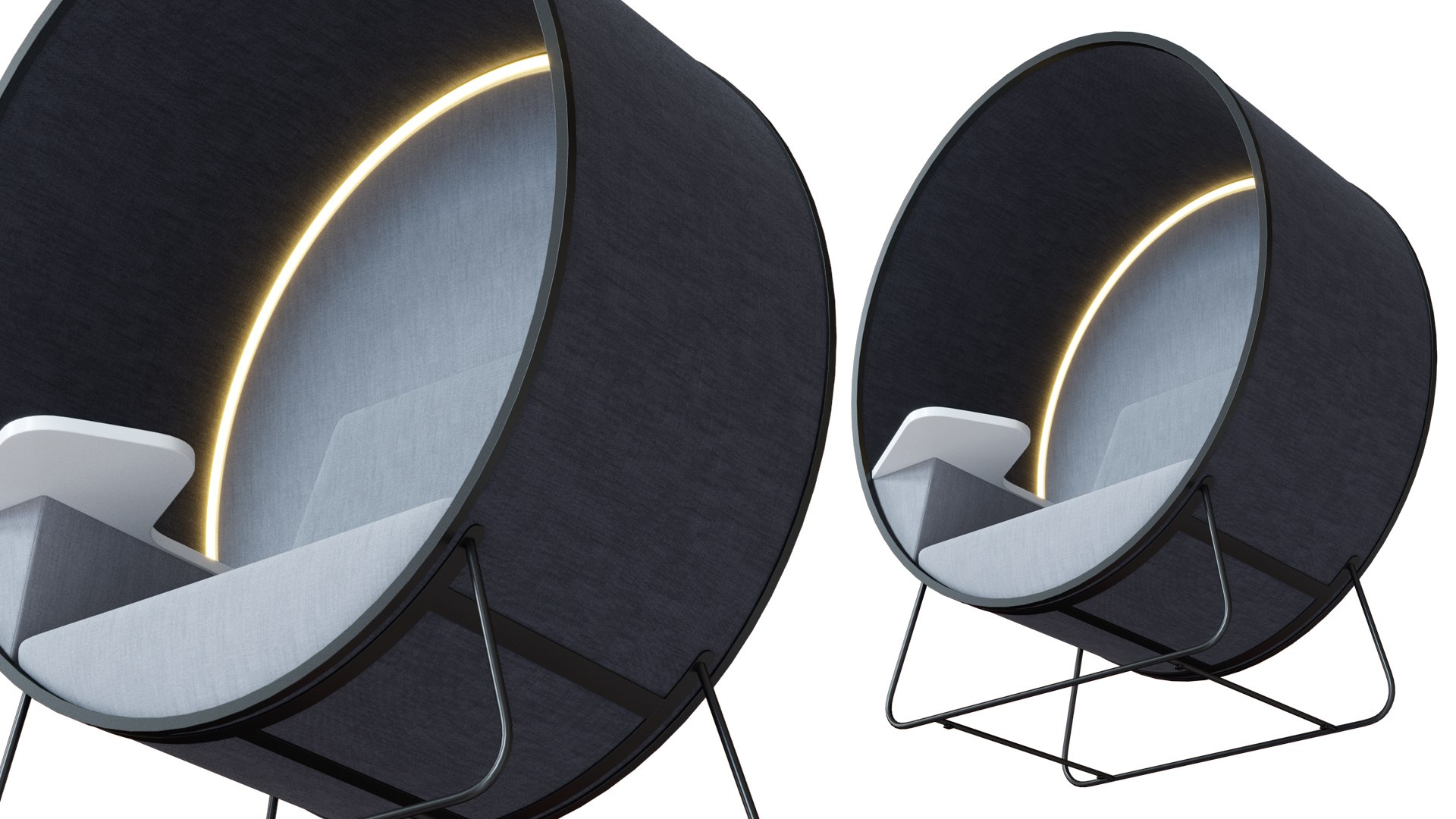 Office Cubicle Connection Kuppel 3D Model - TurboSquid 2185409