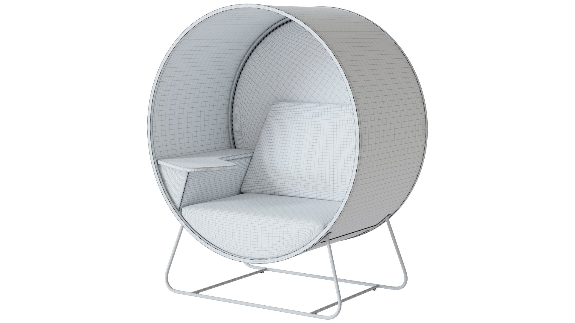 Office Cubicle Connection Kuppel 3D Model - TurboSquid 2185409