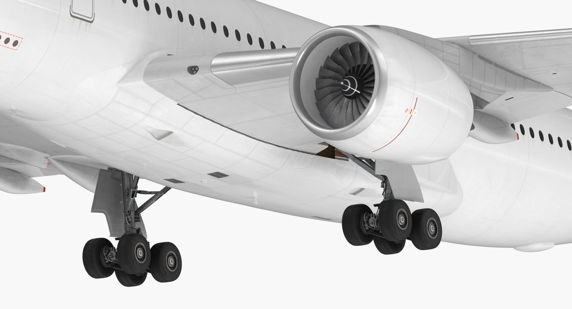 Airbus a350-900 generic rigged 3D model | 1147327 | TurboSquid