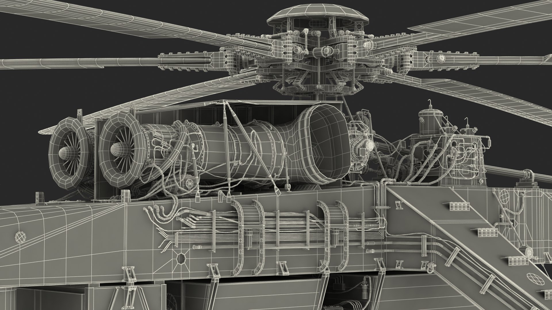 3D sikorsky s-64 skycrane firefighting - TurboSquid 1485154