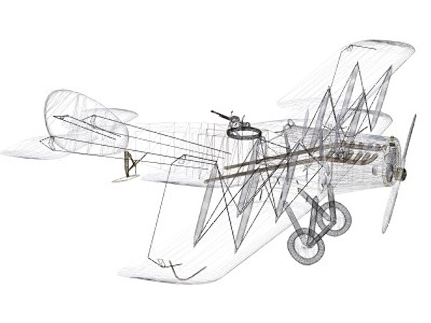 Bristol F2b Fighter 3d Max