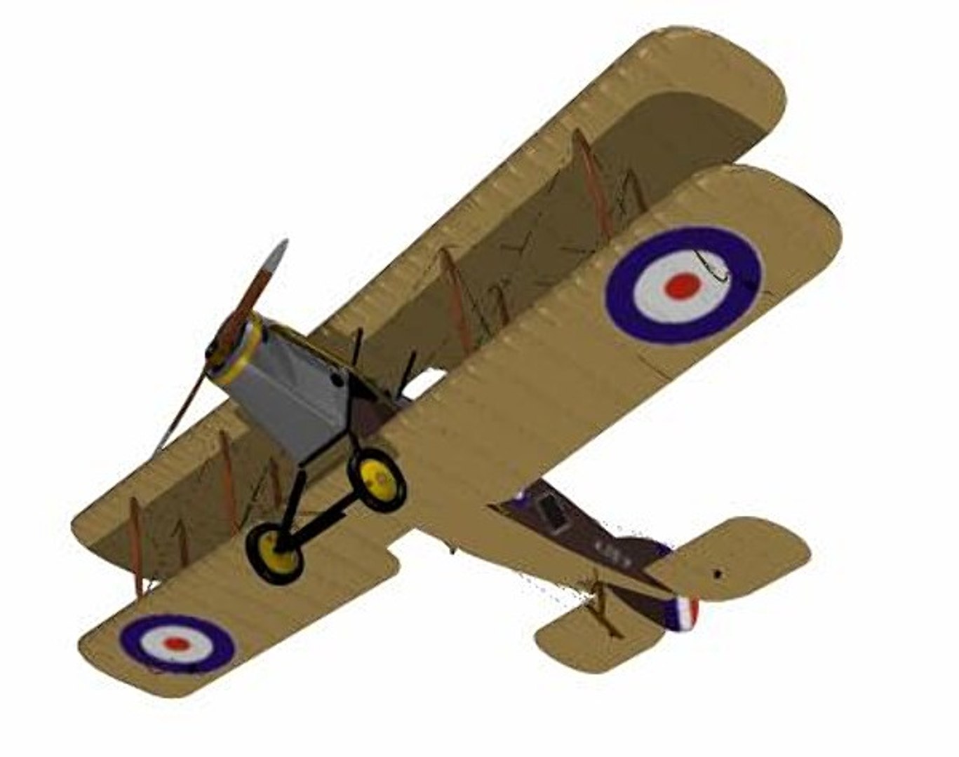 Bristol F2b Fighter 3d Max