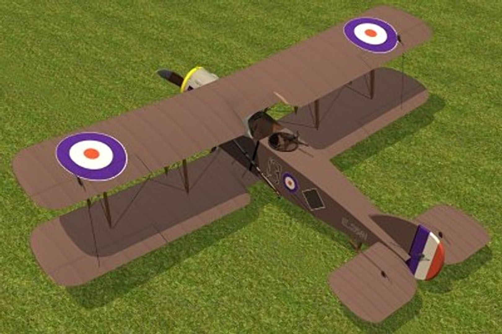 Bristol F2b Fighter 3d Max